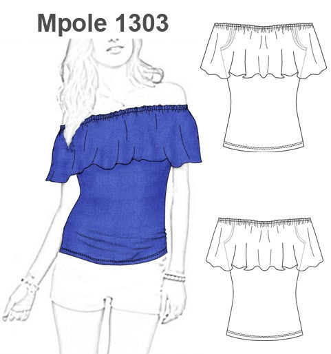 MOLDE POLERA BOTE MUJER 1303