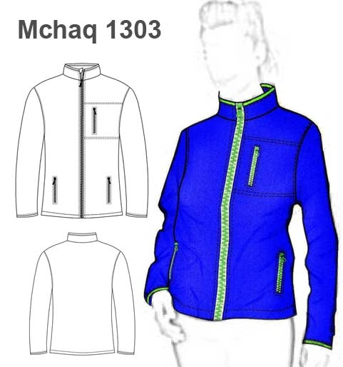 MOLDE CHAQUETA SOFT SHELL MUJER 1303